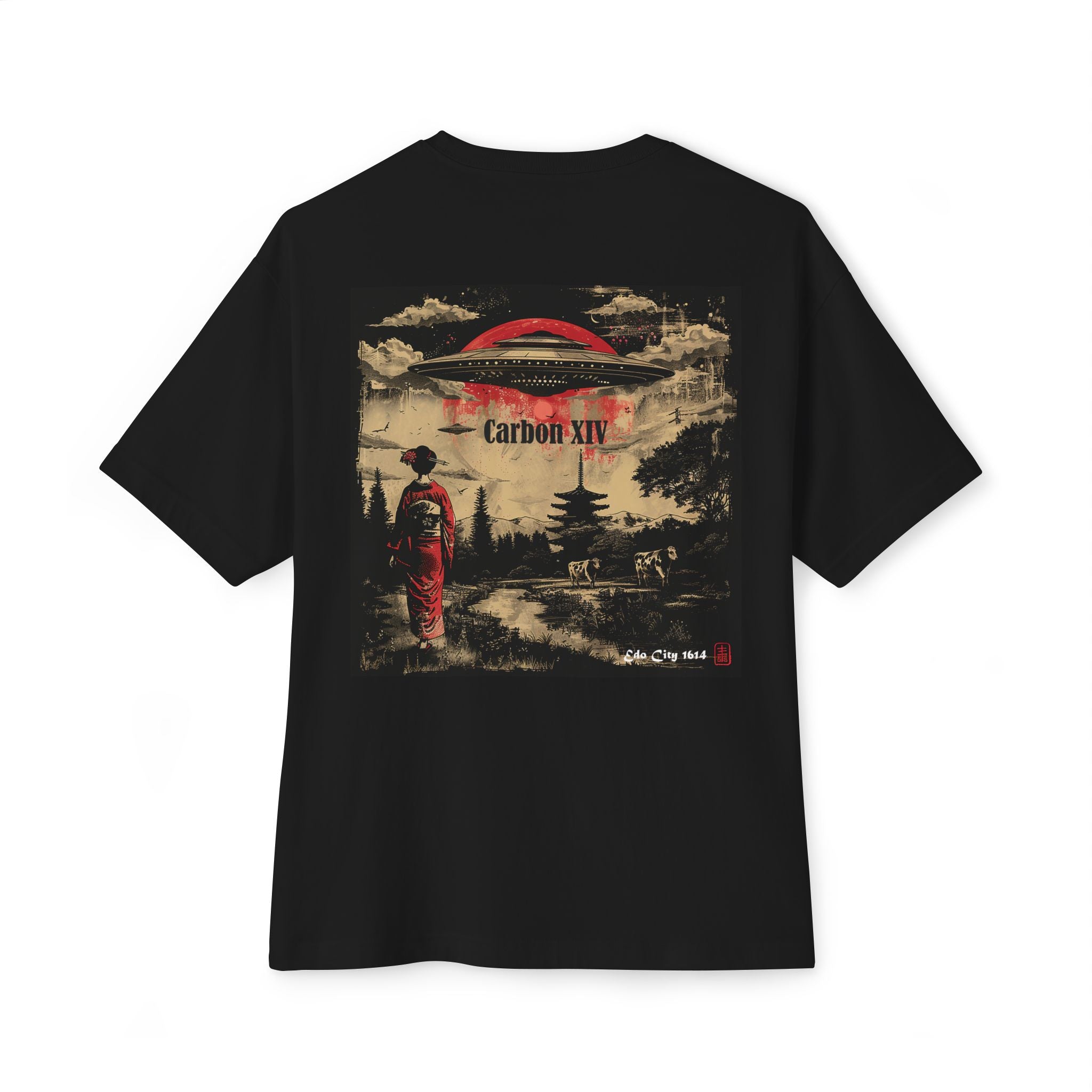 Alien UFO Over Japanese Countryside in Edo Period - Geisha Witnesses ...